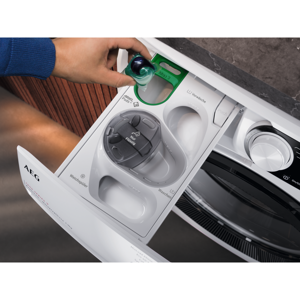 8000 Waschmaschine | UniversalDose | LR8E75495 | AEG